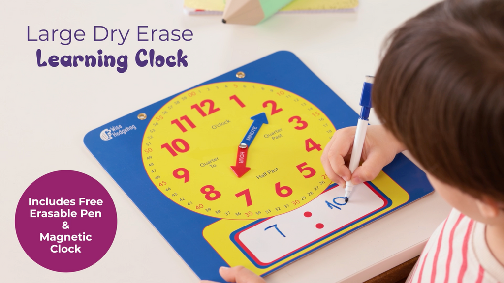 Learning Clock Bundle - Telling Time Teaching Clock & Teaching Time Ac ...